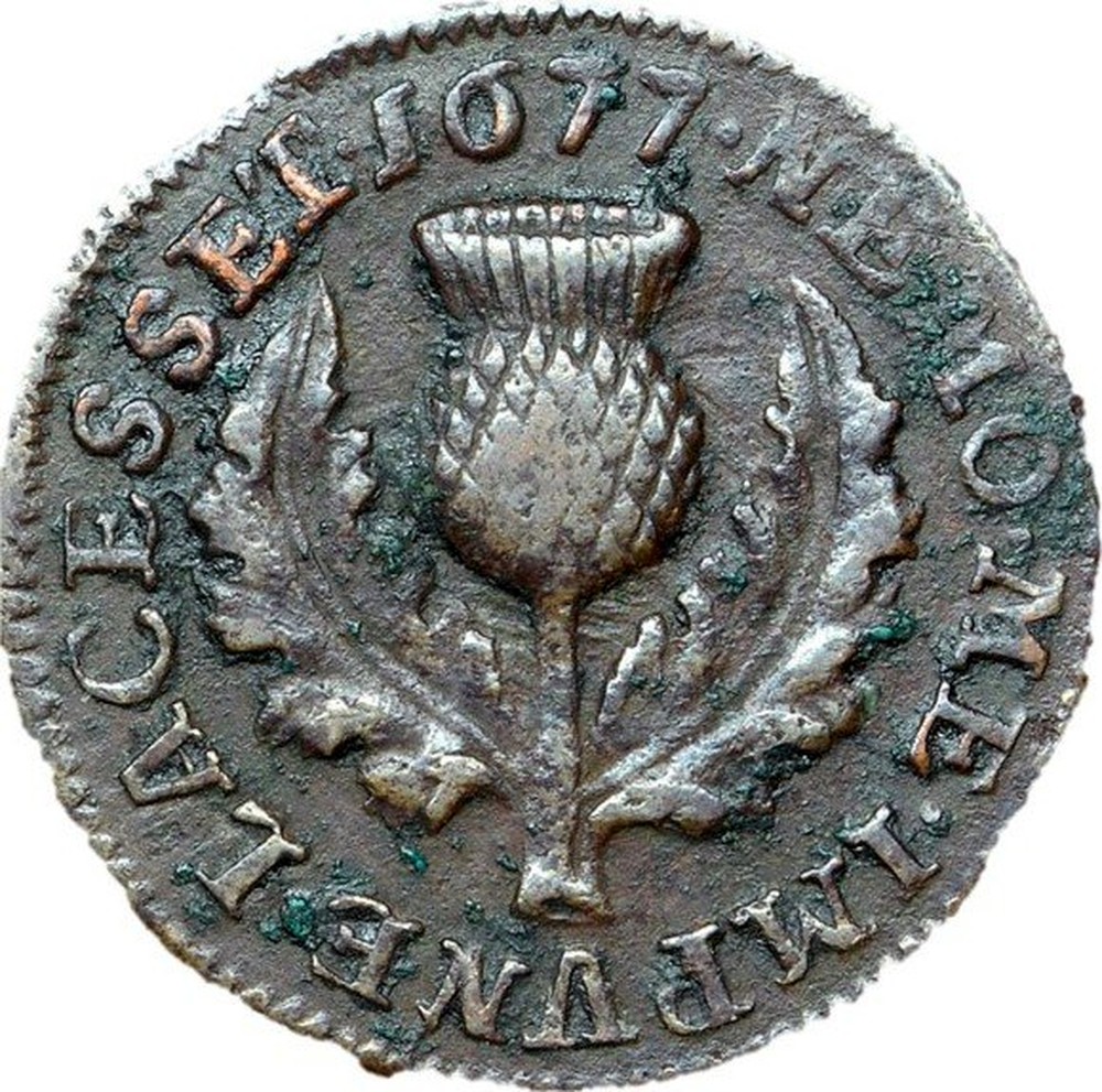 Great Britain 2 Pence Scotland 1677-1679 coin value KM# 114 ...