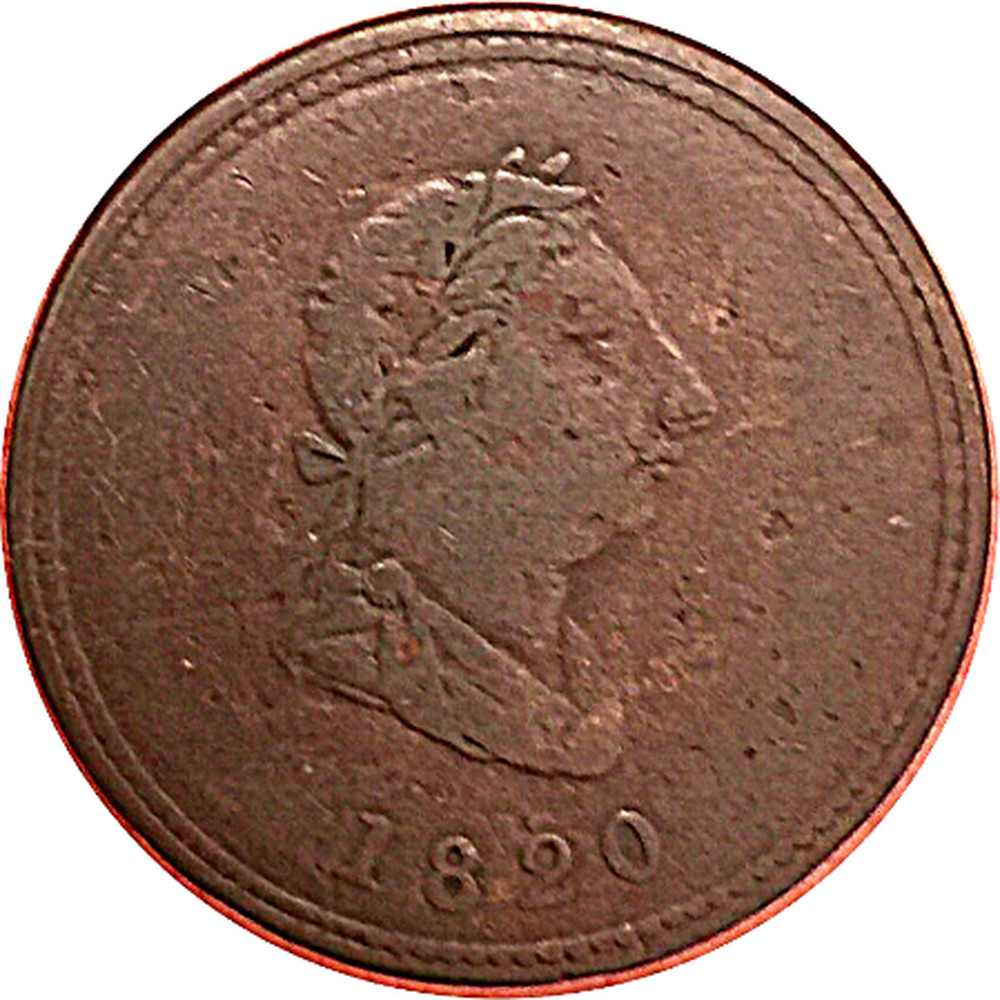 Canadian 1 Penny "British Colonies" 1825 coin value | coinscatalog.NET