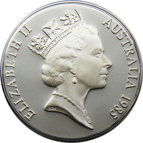 Australian Silver 10 Dollars "Victoria" 1985 coin value KM# 85 ...
