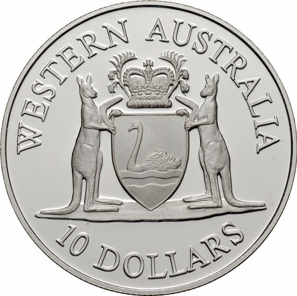 Australian 10 Dollars 1990 coins | coinscatalog.NET