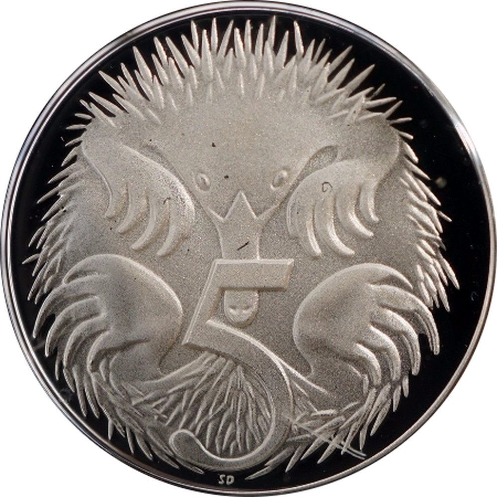Australian 5 Cents "Echidna" 1999-2019 coin value KM# 401 ...