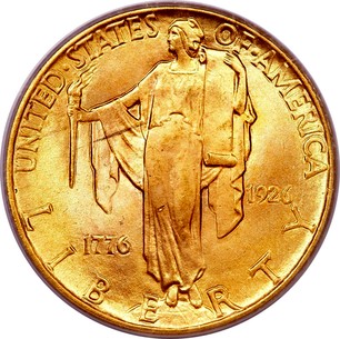 USA Gold 2 ½ Dollars "U.S. Sesquicentennial" 1926 KM# 161 ...
