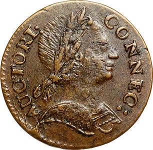 USA Connec "Bust Facing Right" 1785-1788 KM# 1 | coinscatalog.NET