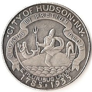 USA Silver Half Dollar "Hudson New York Sesquicentennial" 1935 KM# 170 ...