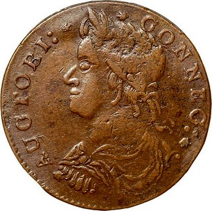 USA Connec Connecticut Coppers 1787 KM# 8.5 | coinscatalog.NET