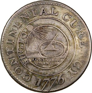 USA Silver Continental Curency "Dollar" 1776 KM# EA5b | coinscatalog.NET