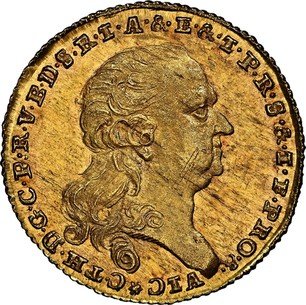 Alemán Gold Ducat Electorado / moneda de comercio 1792 km# 610 ...