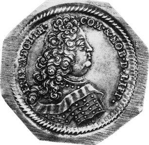 German Silver 1-1/4 Thaler Lippe-Detmold / Countship / Regular Coinage ...