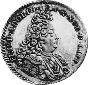 German Silver 1/3 Thaler (1/2 Gulden) Lippe-Detmold / Countship ...