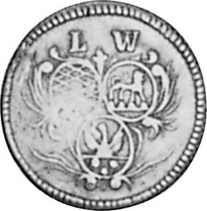 German Copper 2 Pfenning Löwenstein-Wertheim-Virneburg & Rochefort ...