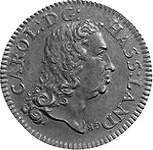 German Copper 3 Heller Landgraviate / Regular Coinage 1726-1728 KM# 394 ...