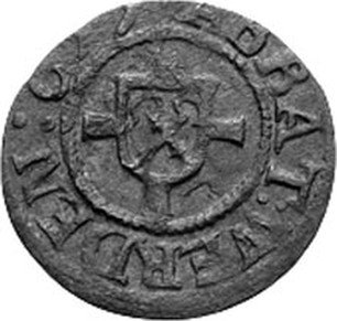 Silver alemana 5 Heller Werden y Helmstedt / Abbey / Monedas regulares ...