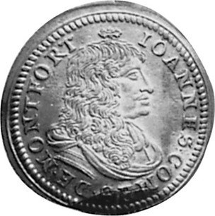 German Silver 15 Kreuzer Montfort / Countship / Standard Coinage 1676 ...