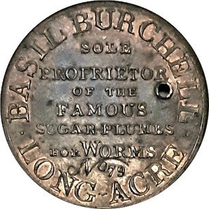 Great Britain 1/2 Penny "Middlesex. Basil Burchell" 1780 | coinscatalog.NET