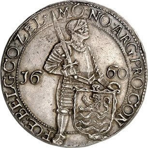 Dutch Silver 1 Thaler "1 Ducat Type 1. Piedfort" 1659-1660 ...