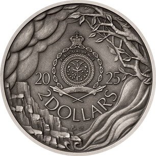 Niuean 1 oz Silver 2 dólares "Figuras mitológicas. Troll" 2025 ...
