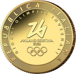 Italian 1 Oz Gold 50 Euro "Olympic Winter Games" 2025 | coinscatalog.NET