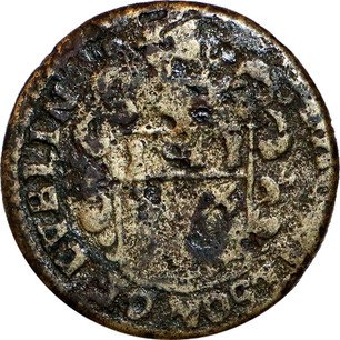 Halfpenny irlandés "Mic Wilson. Dublín" 1672 | coinscatalog.NET