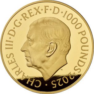 Gran Gran Bretaña oro 1000 libras "Medalla de Waterloo. Victoria" 2025 ...