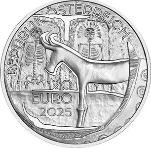 Silver austriaca 20 euros "creencias y rituales" 2025 | coinscatalog.NET