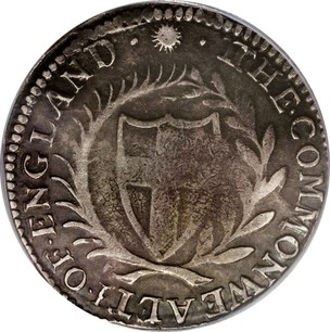 Great Britain Silver 1/2 Crown "Commonwealth of England (Sun)" 1649 ...