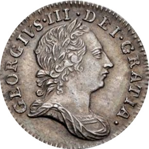 Great Britain Silver 3 Pence "George III" 1762-1786 KM# 591 ...