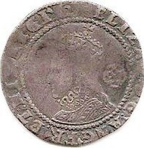 Great Britain Silver 6 Pence "Elizabeth I" 1601-1602 KM# 4 ...