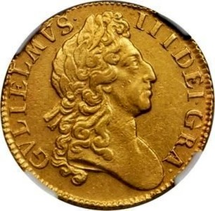 Great Britain Gold Guinea "William III" 1697-1701 KM# 498.1 ...