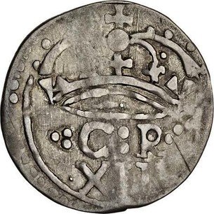 Great Britain Silver Shilling "Charles I" 1645 KM# 348 | coinscatalog.NET