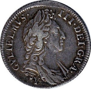 Great Britain Silver Shilling "William III" 1696-1697 KM# 485.7 ...