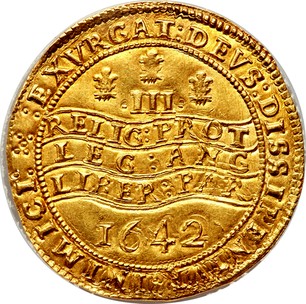 Great Britain Gold Triple Unite "Charles I Oxford Mint" 1642-1643 KM ...
