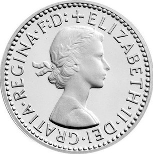 Great Britain Silver 2 Pence "Elizabeth II" 1954-2020 KM# 899 ...
