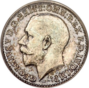 Great Britain Silver 2 Pence "George V" 1911-1920 KM# 812 ...
