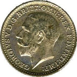 Great Britain Silver 2 Pence "George V" 1921-1927 KM# 812a ...