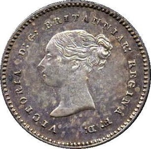 Great Britain Silver 2 Pence "Victoria" 1838-1887 KM# 729 ...