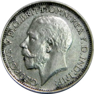 Great Britain Silver 4 Pence "Groat" 1921-1927 KM# 814a | coinscatalog.NET