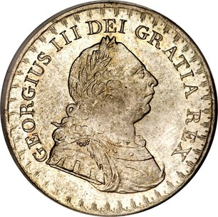 Great Britain Silver Bank Token 3 Shill. "George III" 1811-1812 KM# Tn4 ...