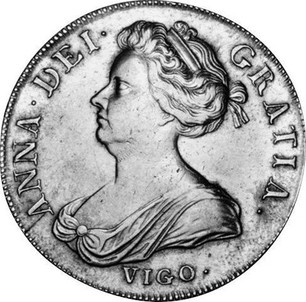 Great Britain Silver Crown "Anne no plumes in angles" 1703 KM# 519.1 ...