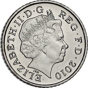 Great Britain Five Pence "Shield of the Royal Arms puzzle 3/6" 2008 ...