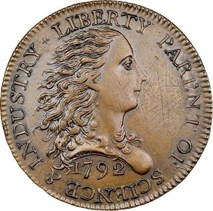 USA One Cent Issues of 1792 1792 KM# PnG1 | coinscatalog.NET