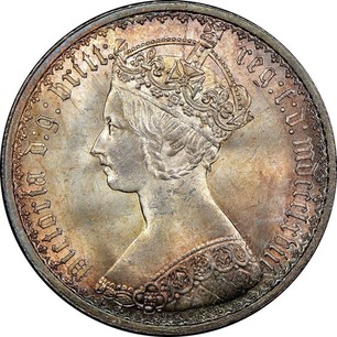 Great Britain Silver One Florin "Two Shillings" 1868-1878 KM# 746.2 ...