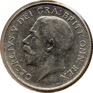 Great Britain Silver One Shilling "George V" 1920-1926 KM# 816a ...