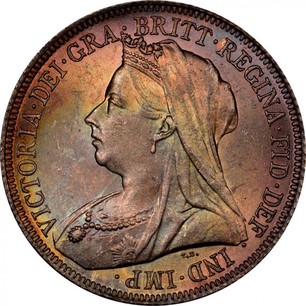 Great Britain Silver One Shilling "Victoria" 1893-1901 KM# 780 ...