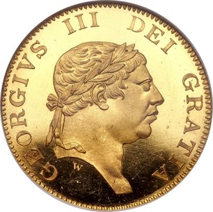 Great Britain Gold 1 Guinea "Pattern" 1813 KM# Pn71 | coinscatalog.NET