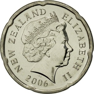 New Zealand 20 Cents "Pukaki non-magnetic set issue" 2010-2012 KM# 118b ...
