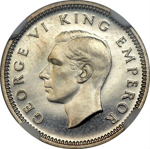 New Zealand 3d "George VI" 1947 KM# 7a | coinscatalog.NET