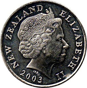 Nueva Zelanda 50C "Eowyn" 2003 KM# 243 | coinscatalog.NET