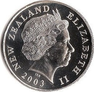 New Zealand 50C "Gandalf" 2003 KM# 136 | coinscatalog.NET