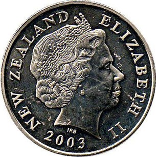 New Zealand 50C "Gollum" 2003 KM# 138 | coinscatalog.NET