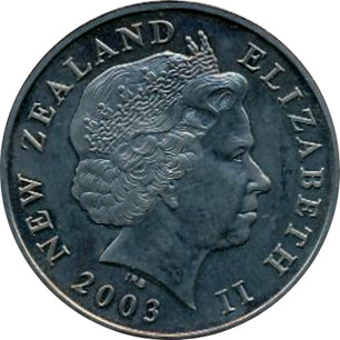 New Zealand 50C "Sauron" 2003 KM# 139 | coinscatalog.NET